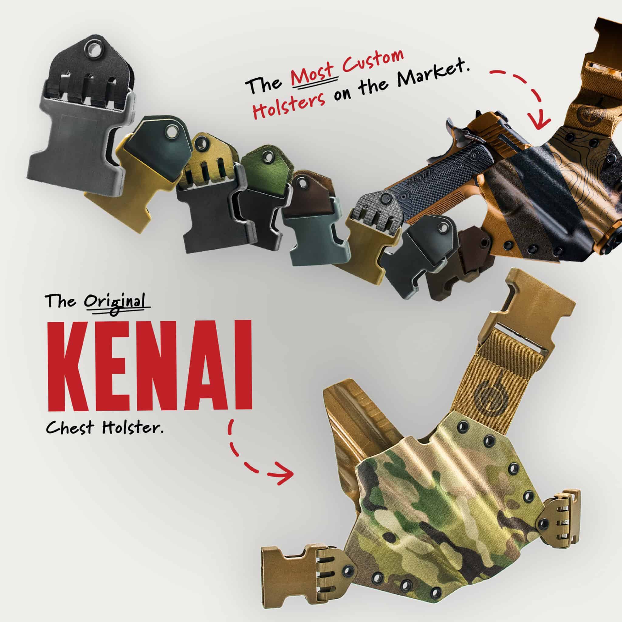 Design a Custom Kenai Chest Holster | GunfightersINC
