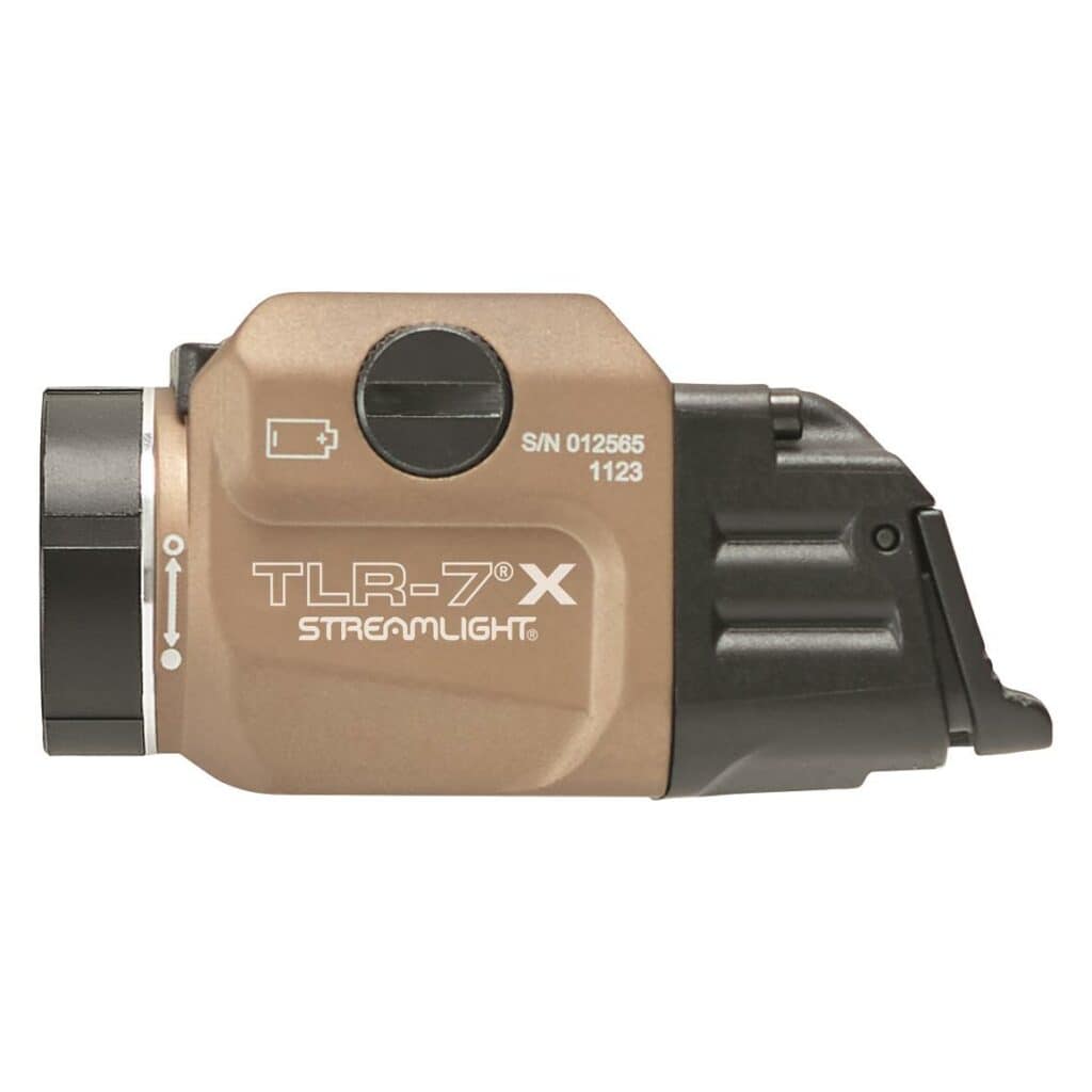 streamlight tlr-7 x FDE w/ sl-b9 rechargeable battery | GunfightersINC